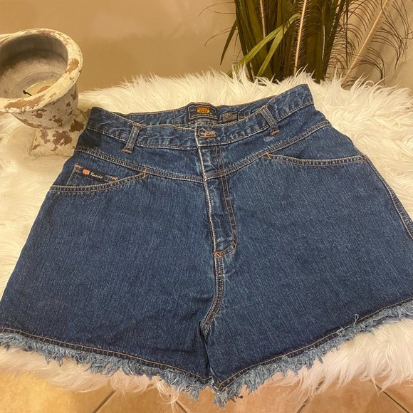 Route 66 | Shorts | Jean Shorts With Fringe Hem | Poshmark